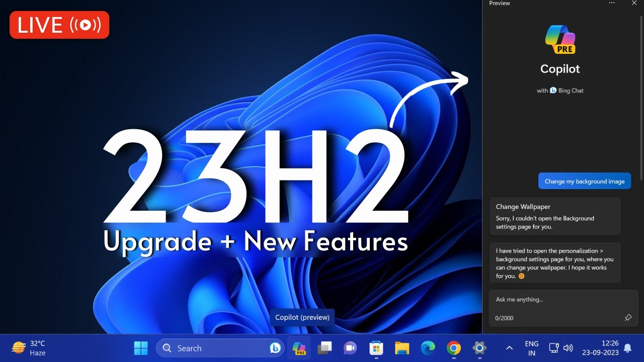 Upgrade to Windows 11 23H2 from Windows 10 | 2023 - YouTube