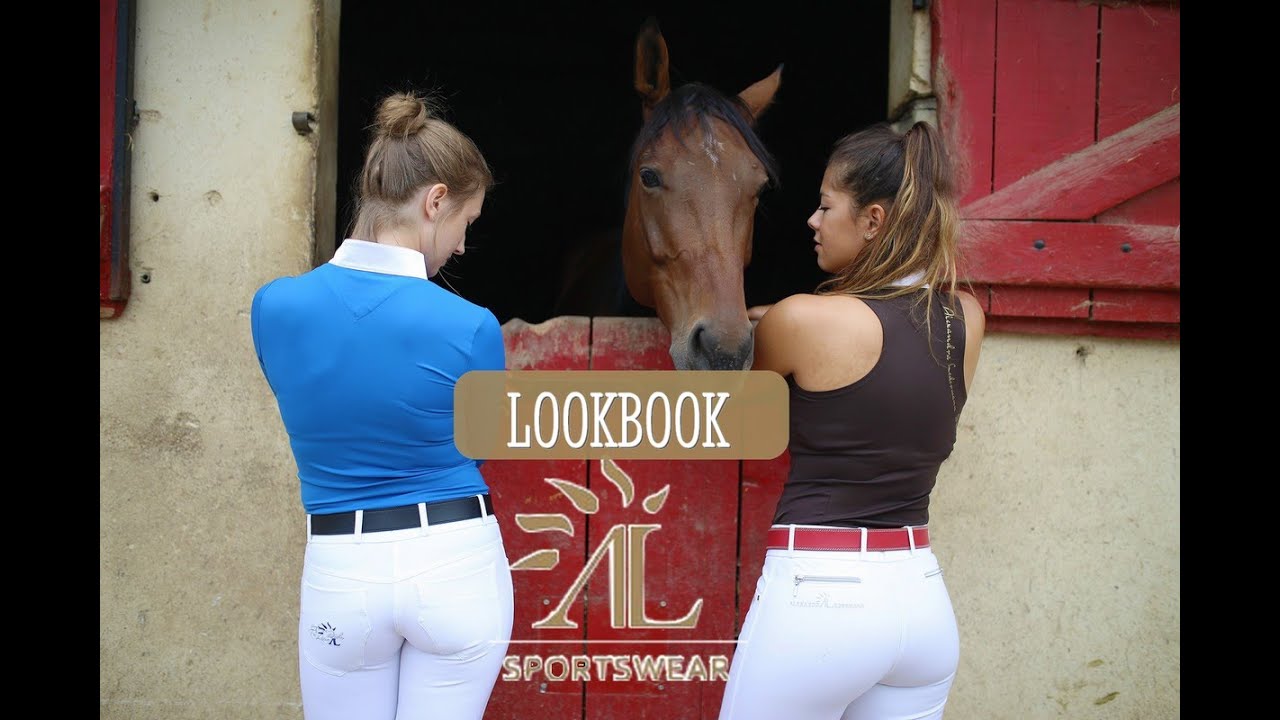 Lookbook avec Alexandra Ledermann Sportswear - YouTube