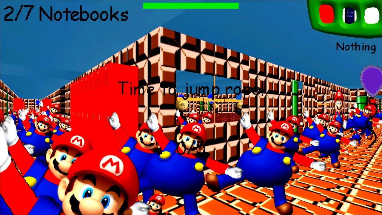 Clone PlayTime MARIO in Baldi's Mario MANIA - YouTube