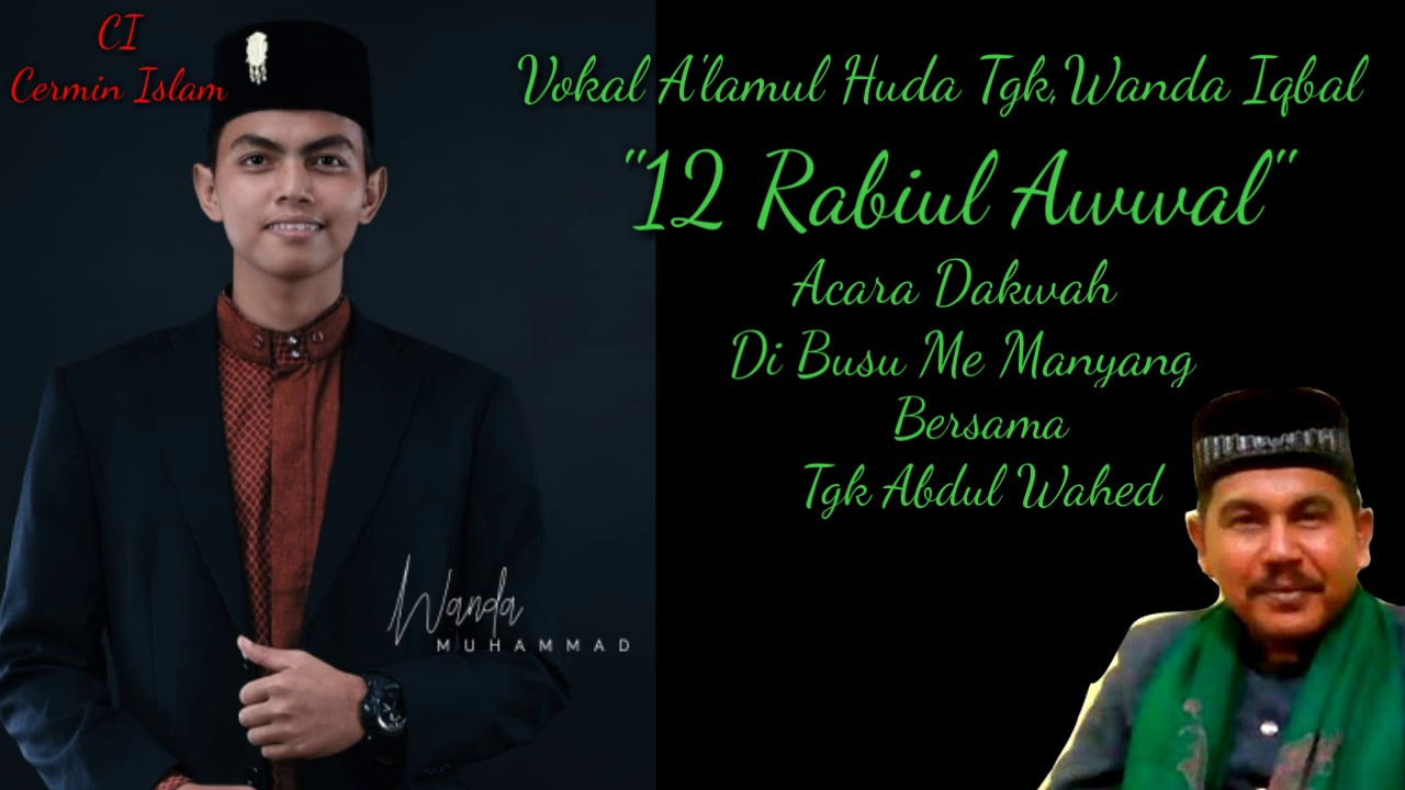 Viralkan!!! Suara merdu Vokal Alamul Huda|Tgk Wanda Iqbal "12 RABIUL ...