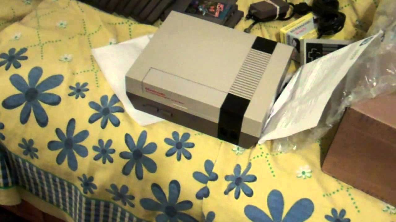 Nintendo NES Open Box, Games, & Test - YouTube