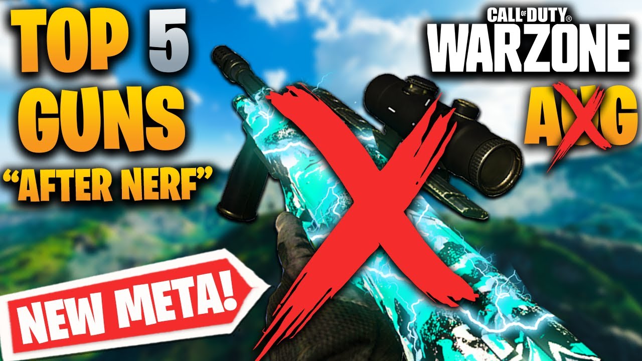 TOP 5 BEST GUNS to USE *AFTER* the AUG NERF! "New Meta" (Cold War ...