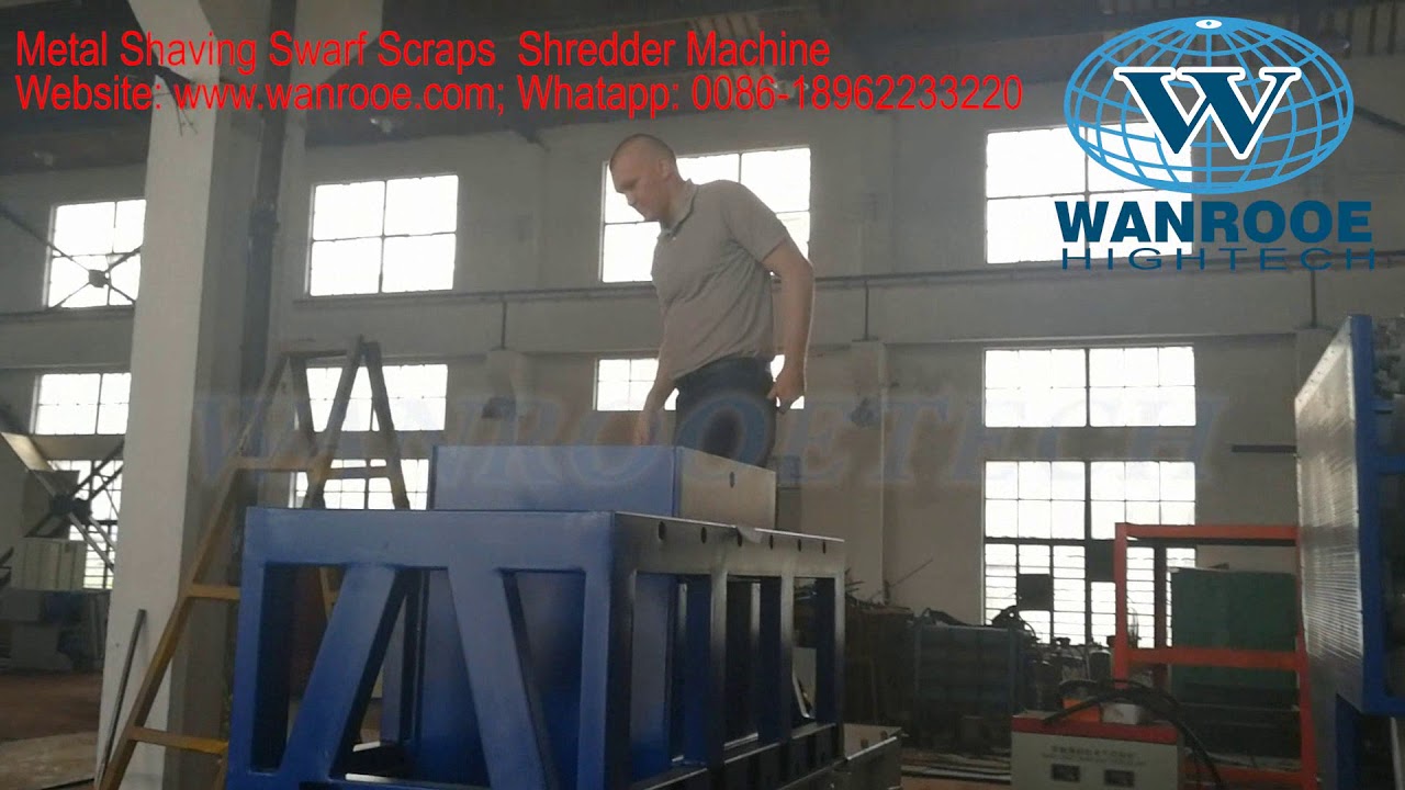 Metal Shaving Swarf Scrap shredder,Scrap Steel Shavings Shredding,Cast ...