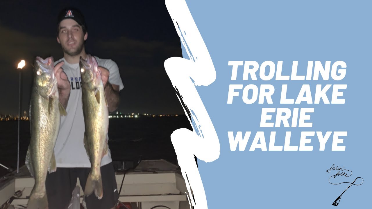 Night Walleye Fishing: Trolling Lake Erie With Rapala Scatter Raps for ...