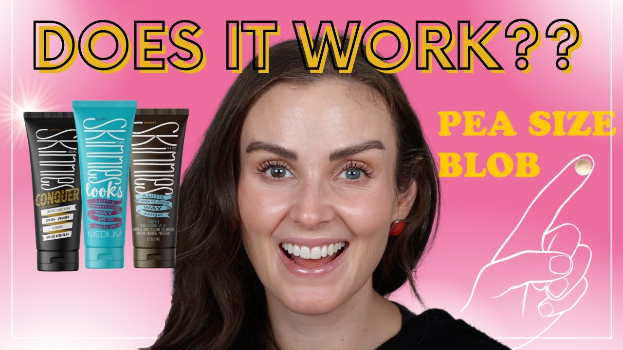 Skinnes Sunscreen | Only a Pea-Sized Amount?! - YouTube