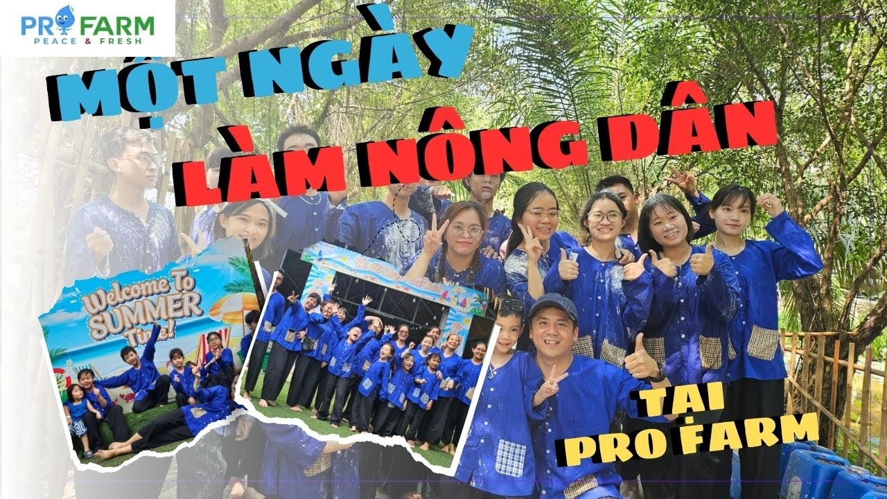 TRẢI NGHIỆM LÀM NÔNG DÂN TẠI HÓC MÔN | PRO FARM HÓC MÔN 2024 | TH - THCS - THPT - YouTube