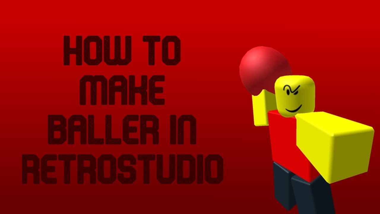 How to make baller in RetroStudio - YouTube