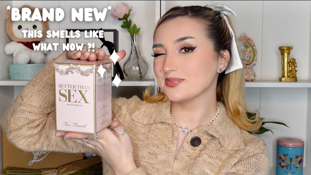 trying the *new* too faced perfume | intense fragrance review - YouTube