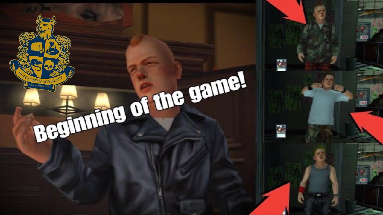 Punk Hair and Clothes in Chapter 1! | Bully: Scholarship Edition ...