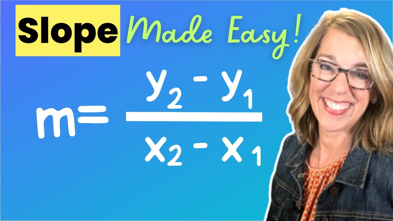 Find The Slope From 2 Points | Use the Slope Formula to Compute Slope ...