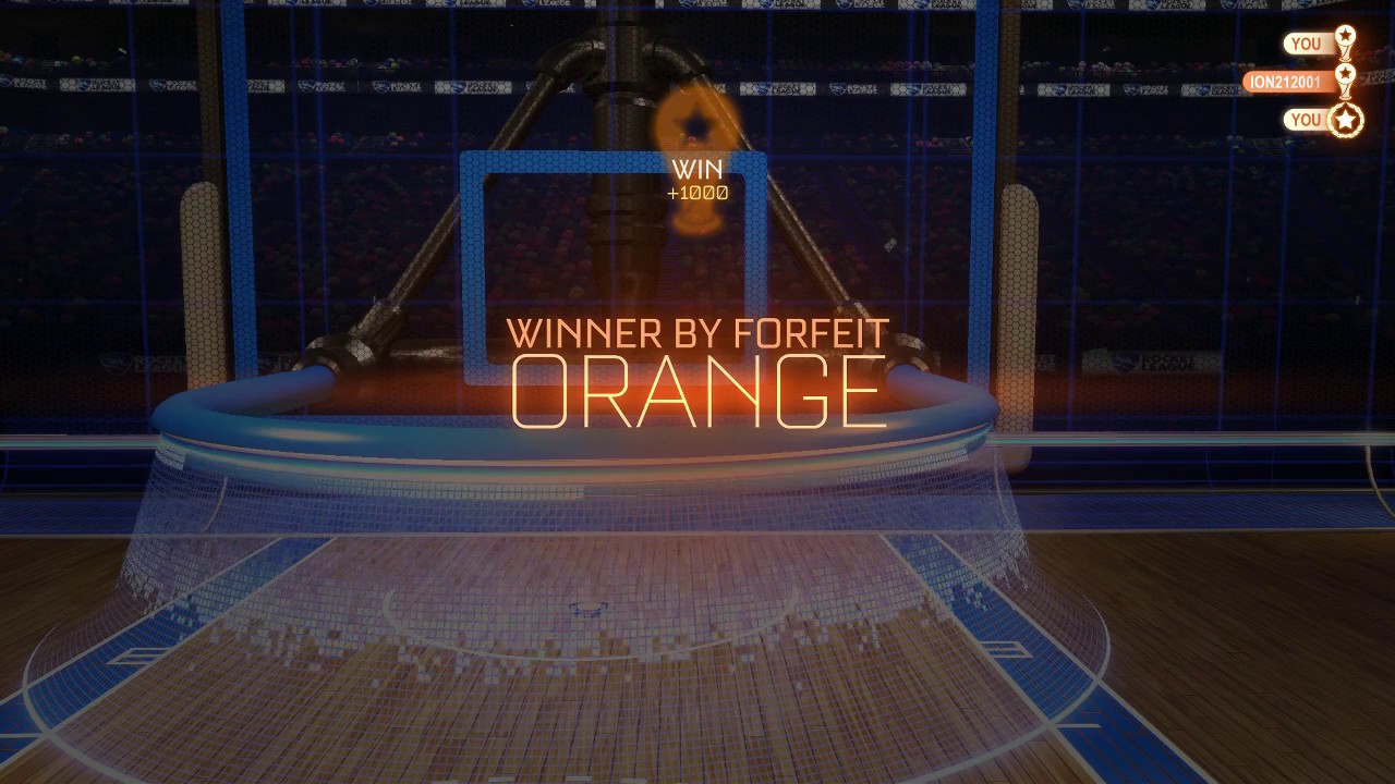 Rocket League Funny Moments! | Victory by forfeit and THE OSSES - YouTube