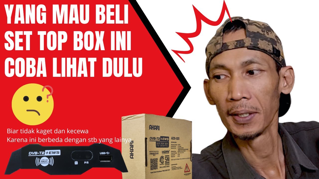Unboxing Set Top Box Akari ADS 525 Alat Khusus TV Digital - YouTube