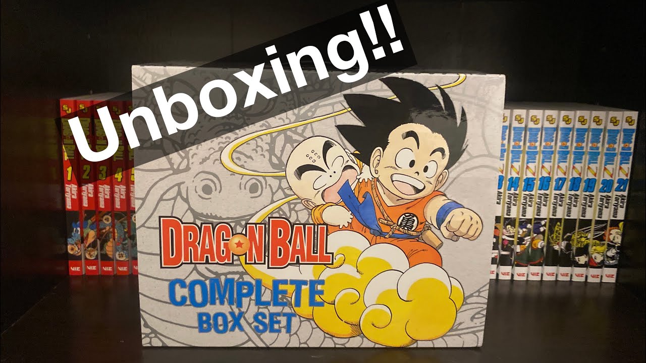 Dragon Ball Manga Box Set Unboxing!! - YouTube