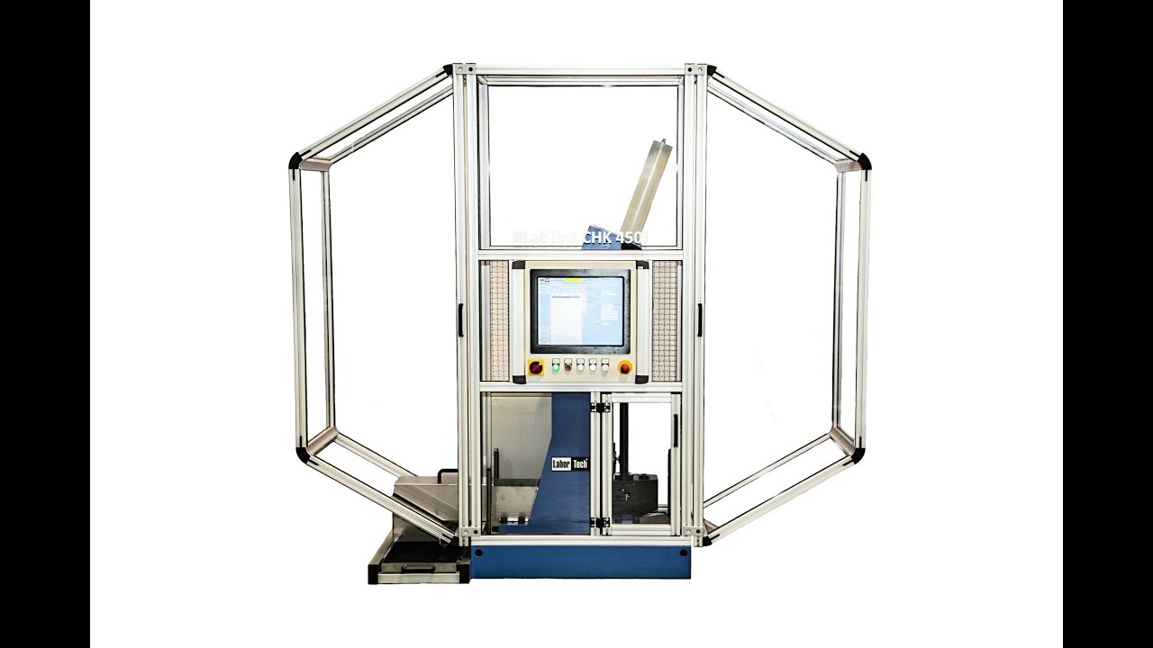 Pendulum impact tester LabTest CHK 450J series - Practical test - YouTube