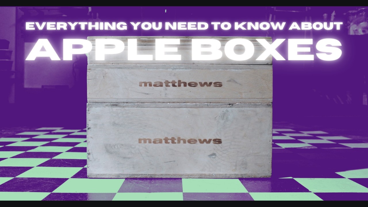 Apple Boxes - Everything You Need To Know For Filmmaking - YouTube