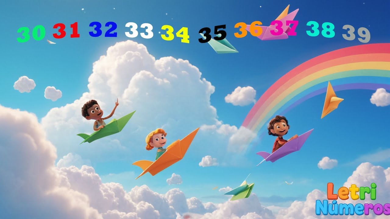 Aprende los Números del 30 al 39 – ¡Diversión y aprendizaje! 3️⃣🎉 ...
