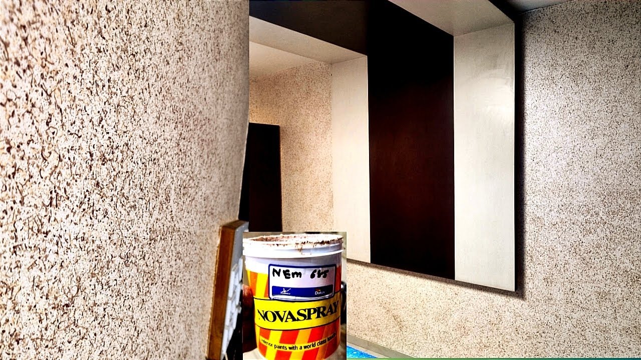 Nova spray Texture Design// Novafine Metalic Nem//Best Wall Texture ...