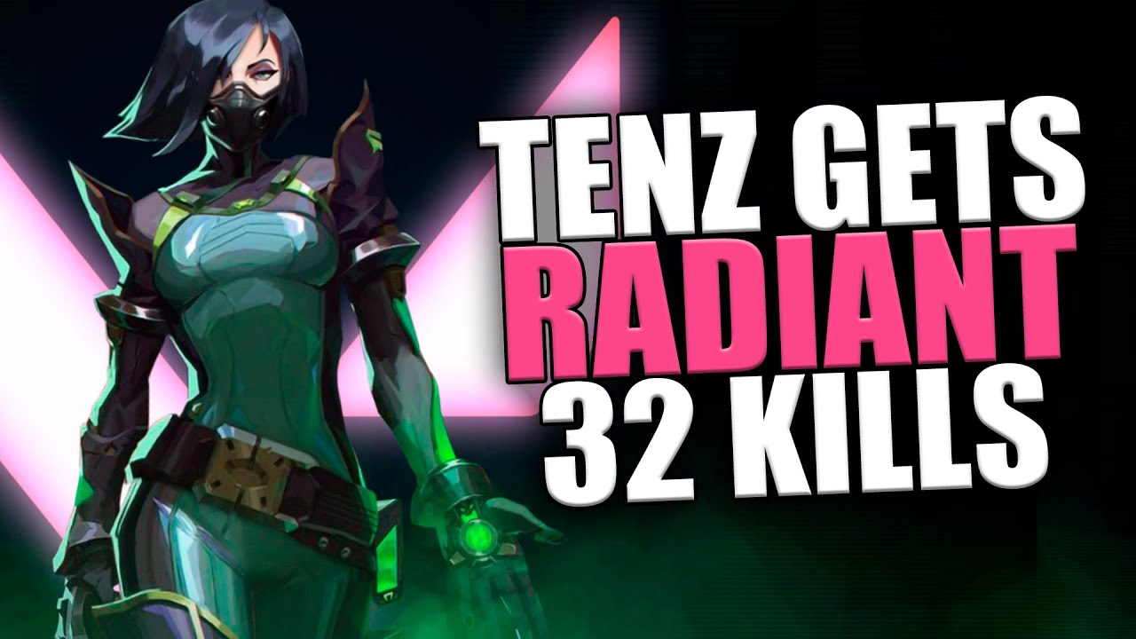 TENZ GETS *RADIANT* RANK!! VIPER PRO GAMEPLAY! 32 KILLS! [VALORANT ...