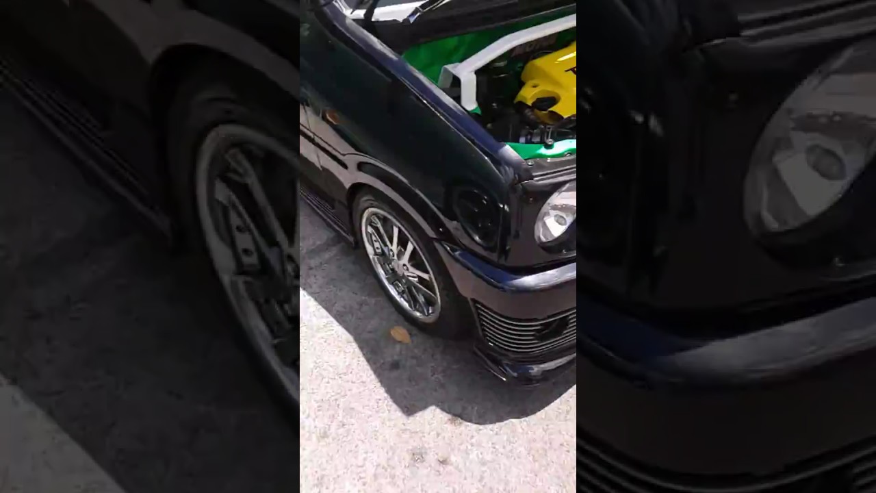 Perodua kenari with 1.3cc turbo engine! The engine bay are too cool ...