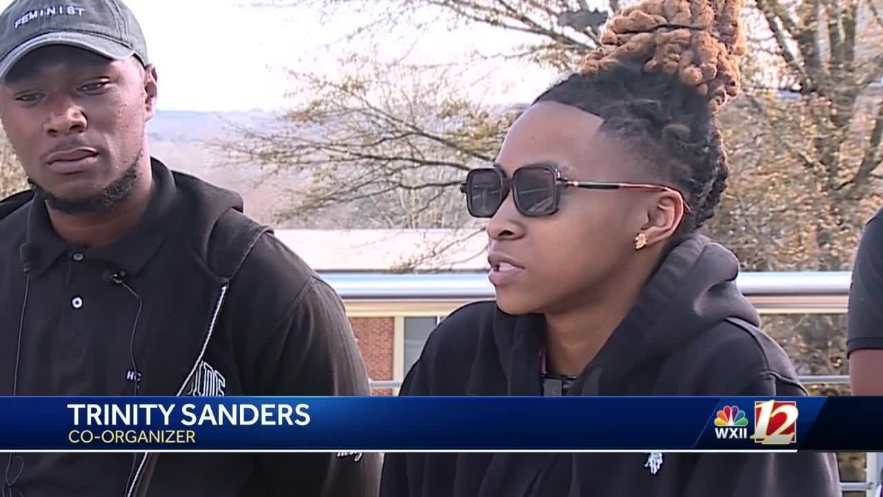 WSSU students protest to support 20-year-old student arrested in viral ...