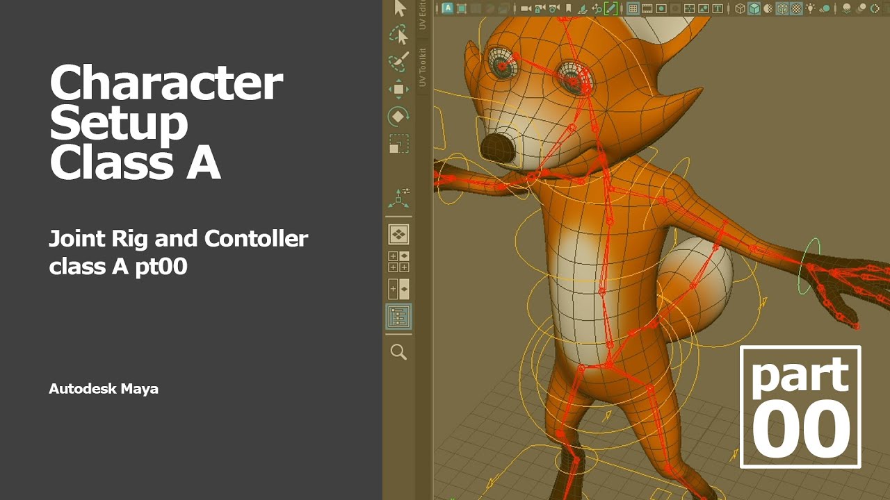 Character Setup : Joint Rig and Controller class A pt00 - YouTube