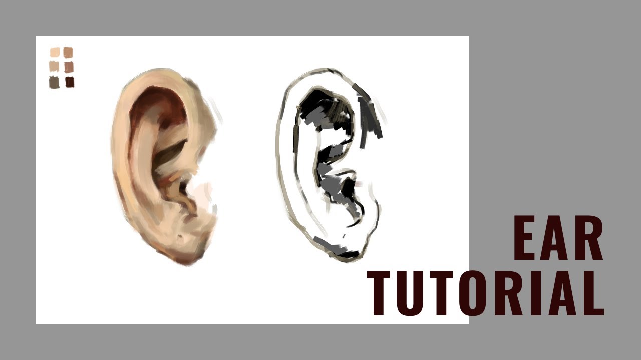 Ear Painting Tutorial In Photoshop - Jay Mule - YouTube