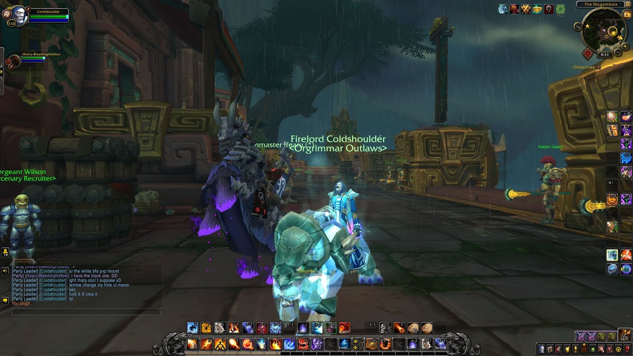 WoW Fire Mage Arena WINS BFA 8.3 *Greater Pyroblast Carried* - YouTube