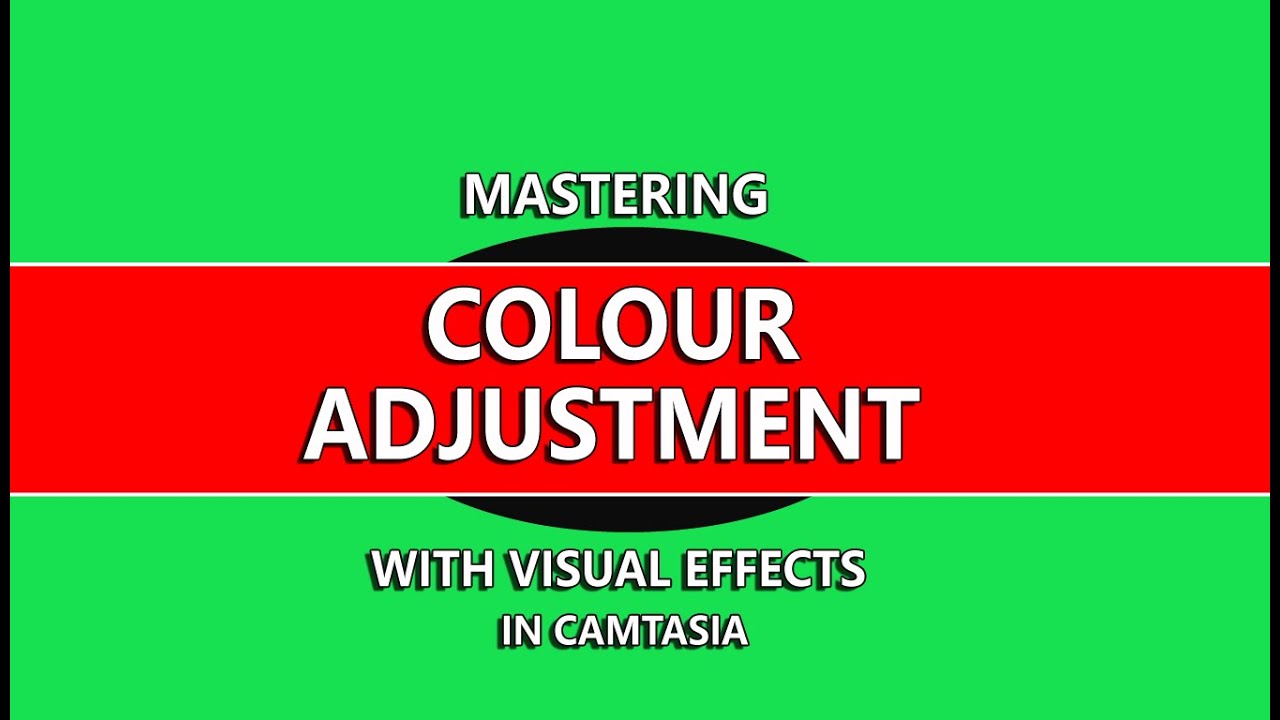 MASTERING COLOUR ADJUSTMENT WITH VISUAL EFFECTS - YouTube