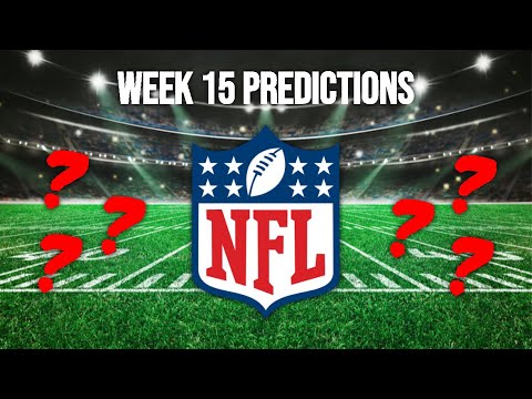 Week 15 NFL Game Predictions 2023 | WEEKLY NFL PICKS - YouTube