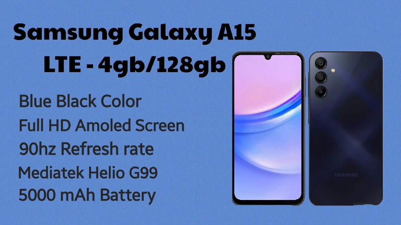 Samsung Galaxy A15 LTE 128gb Unboxing + Quick Setup - YouTube