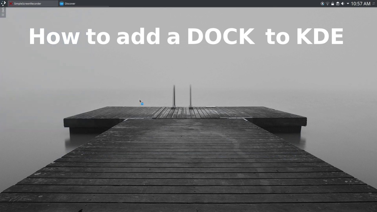 How to add a dock to kde plasma Desktop ( latte ) - YouTube
