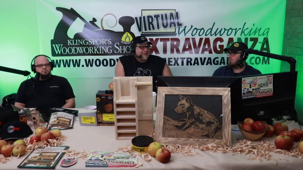 Live with Izzy Swan - Klingspor’s Woodworking Extravaganza - YouTube