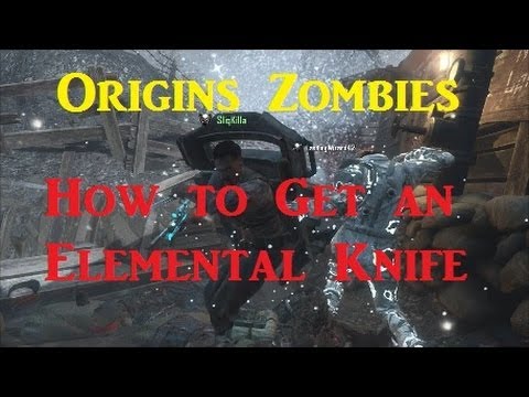 Origins Zombies - How to get the Elemental Knife - YouTube