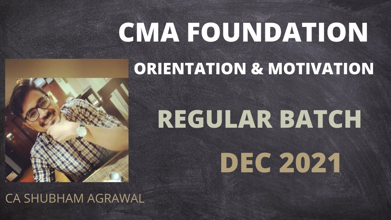 CMA FOUNDATION REGULAR DEC ORIENTATION CLASS #CMAFOUNDATION #CMA DEC ...