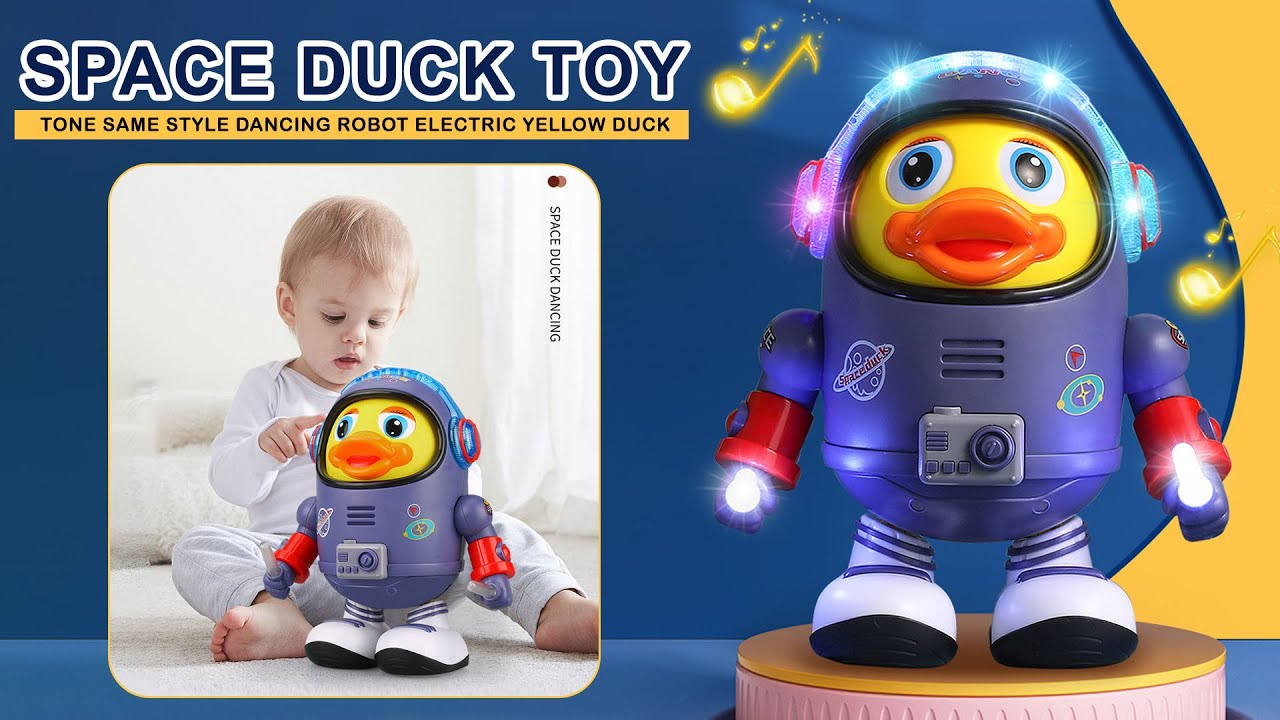 Zest 4 Toyz Musical Dancing Space Duck Toys for Kids - YouTube