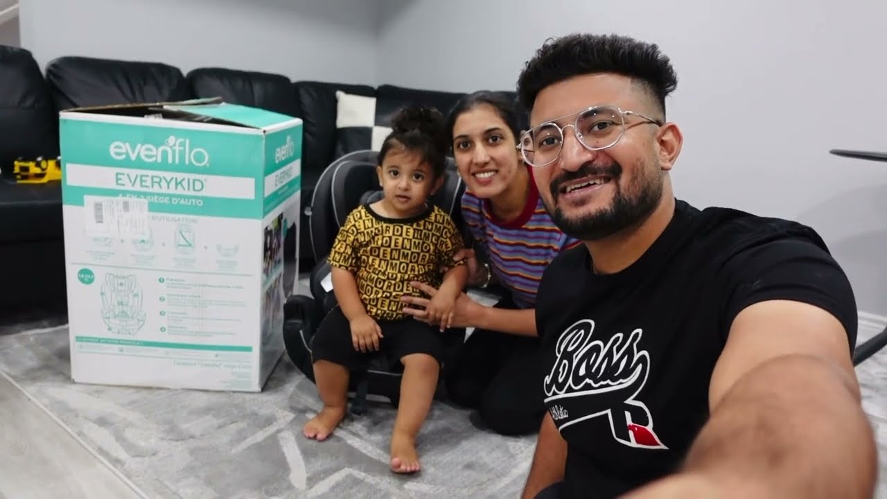 ANGAD NEW CAR SEAT | CHOOSING THE RIGHT CAR SEAT | Evenflo Car Seat ...