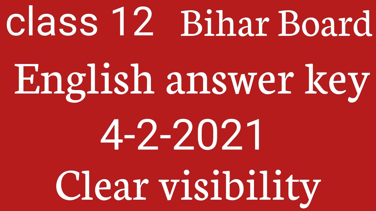 Bihar Board Class 12 English Answer Key English Answer Key Rainbow 4 bihar-board-class-12-english-answer-key-english-answer-key-rainbow-4