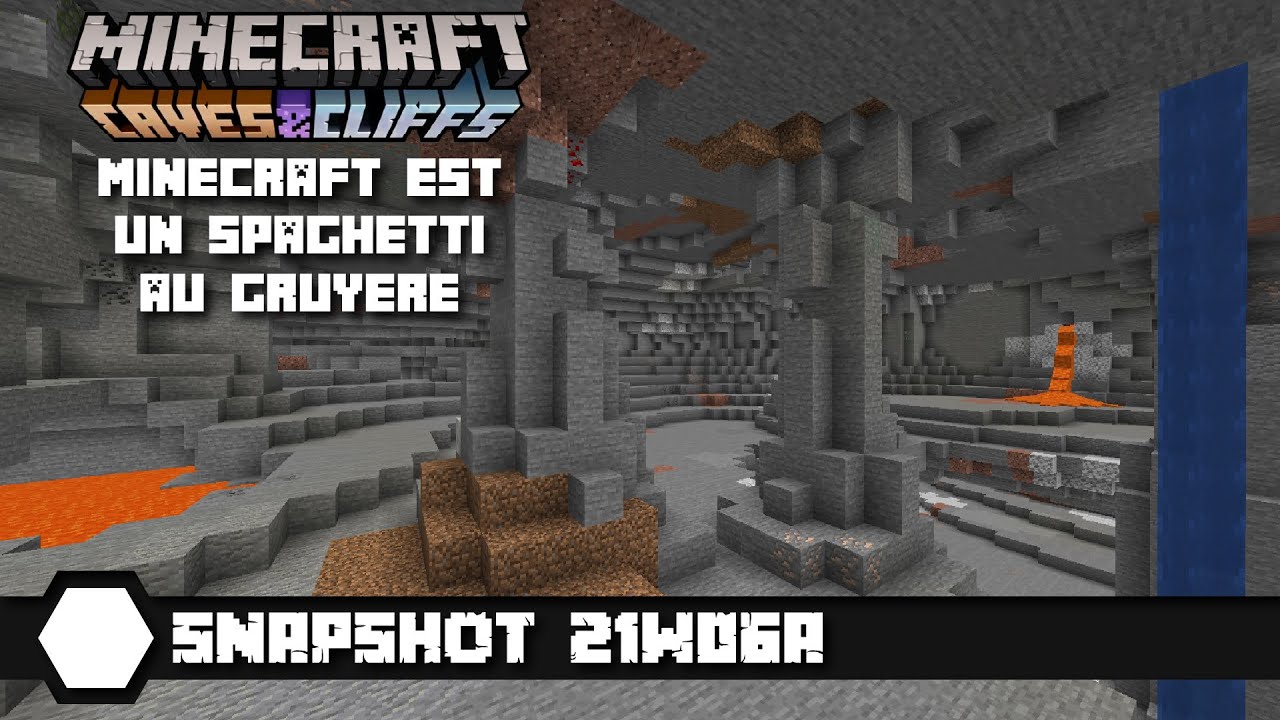 Minecraft Snapshot 21w06a - Minecraft est un spaghetti au gruyère ...