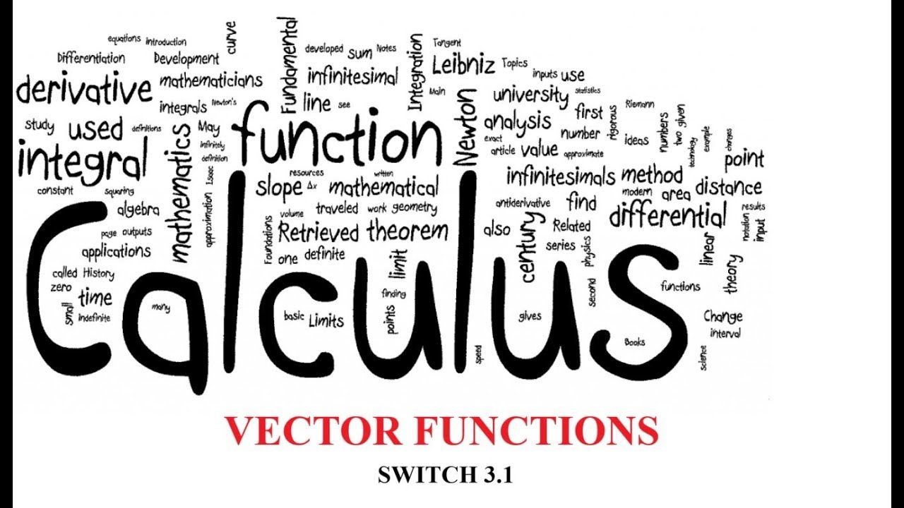 ADVANCE CALCULUS II - SWTICH 3.1 - YouTube
