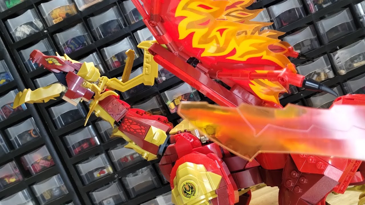 Ninjago's BIGGEST Dragon yet! Lego Ninjago Source Dragon of Motion full ...
