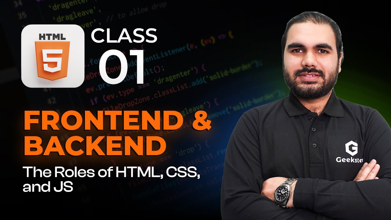 Introduction To Frontend Backend And Roles Of Html Css And Js For 1663