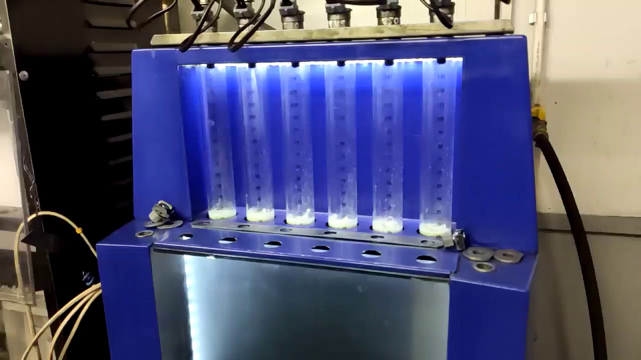 Denso 720cc injector test slow motion - YouTube