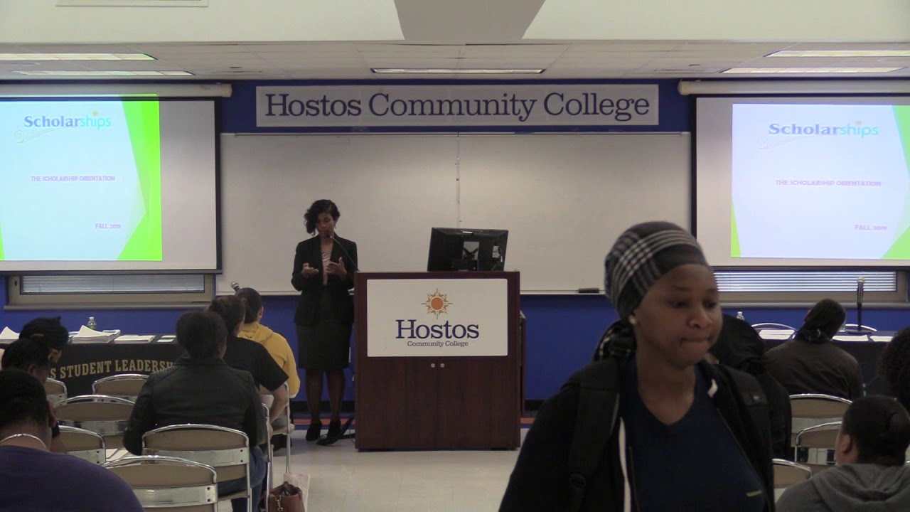 Hostos Student Leadership Academy Sponsored Scholarship Orientation ...