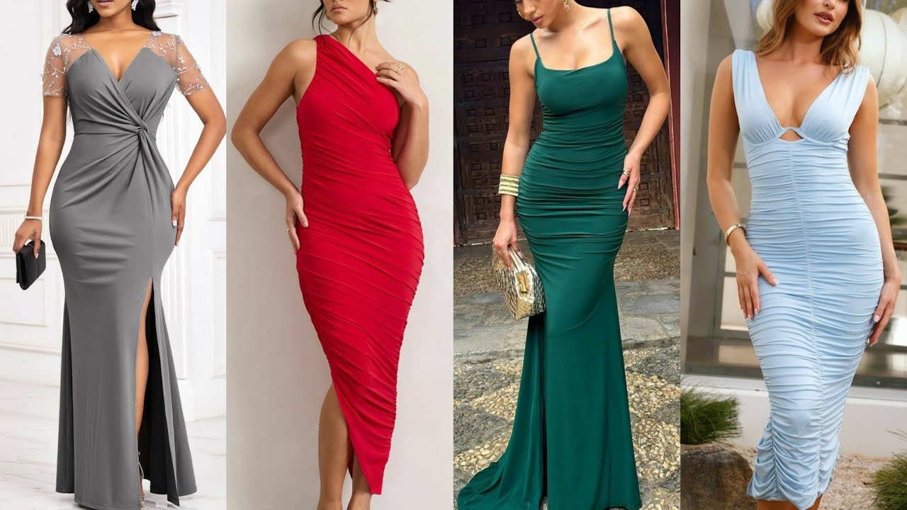 Sizzling Summer Style Green One Shoulder Sleeveless Evening Dress ...