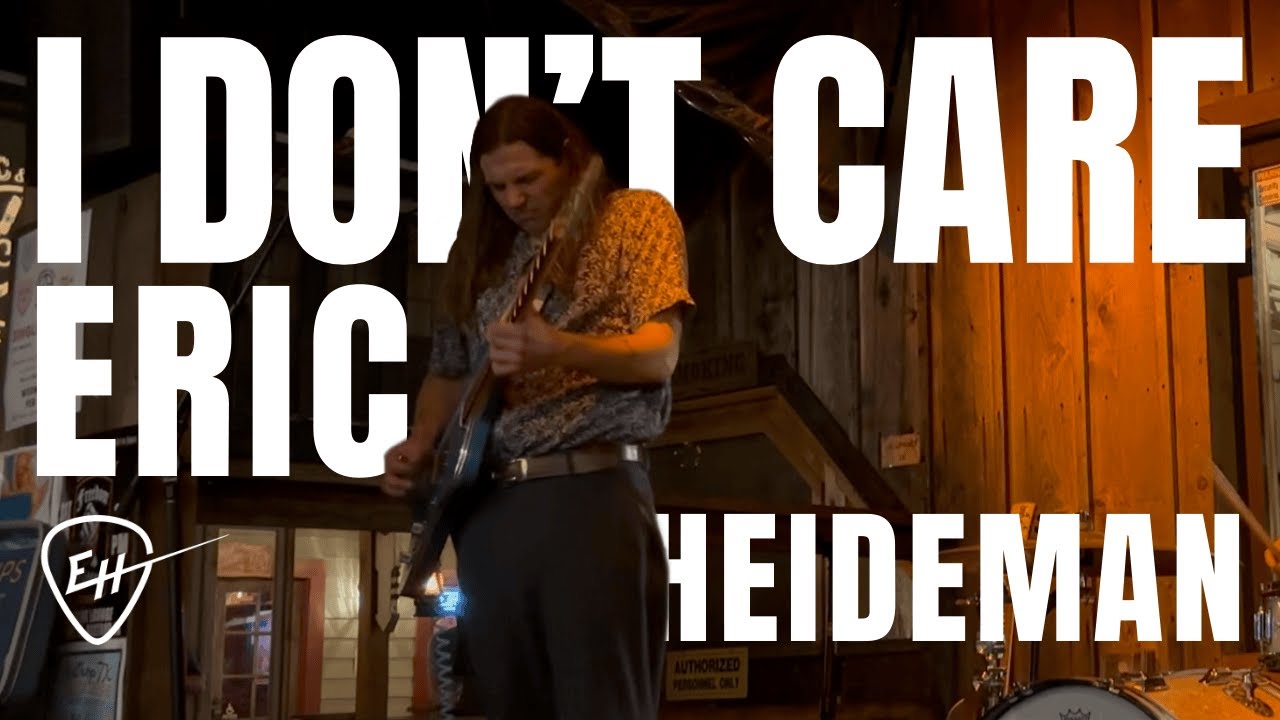 I Don't Care | Eric Heideman (Live) - YouTube