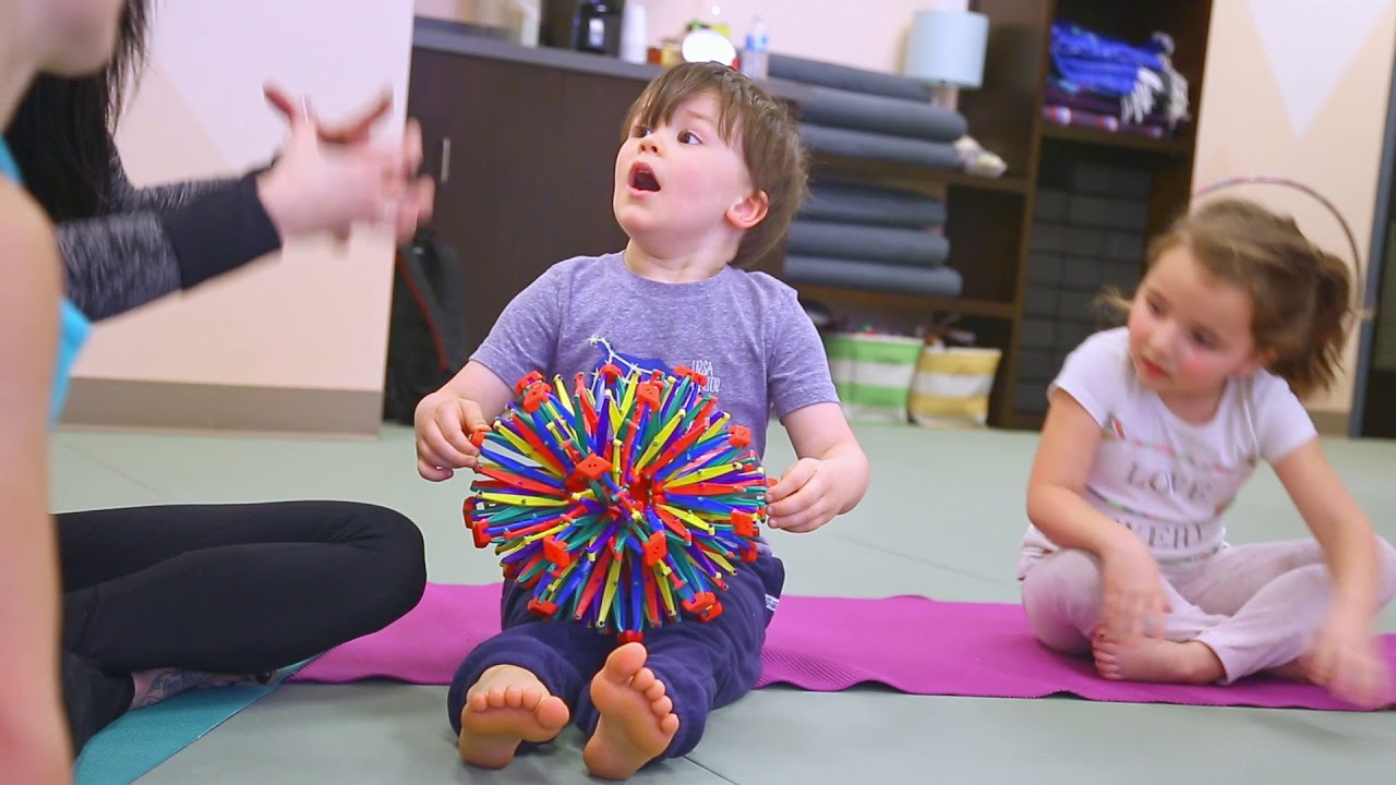 HOME GROWN kids yoga : 3 -5 Year Old Class - YouTube