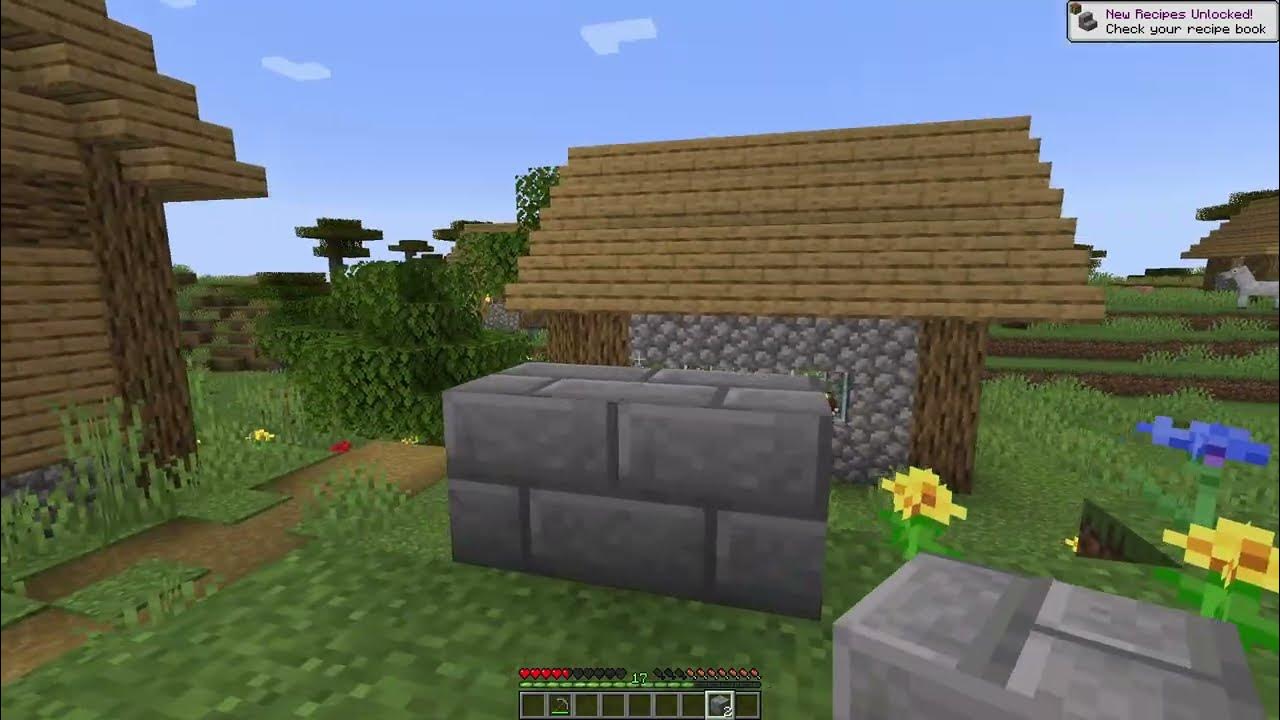 How to Make Stone Bricks in Minecraft - YouTube
