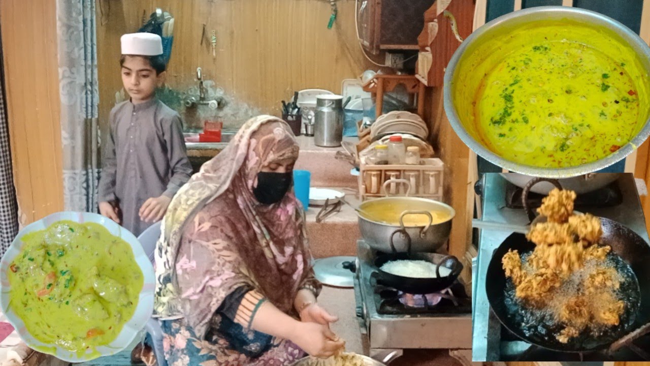 Kadi pakoda recipe ||Punjabi kadi pakoda ||Shabana routine - YouTube