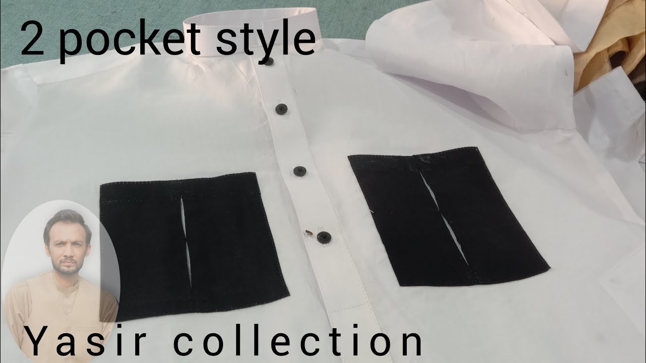 Best Front Pocket Design 2024 | Gents Pocket Design | Kameez Pocket ...
