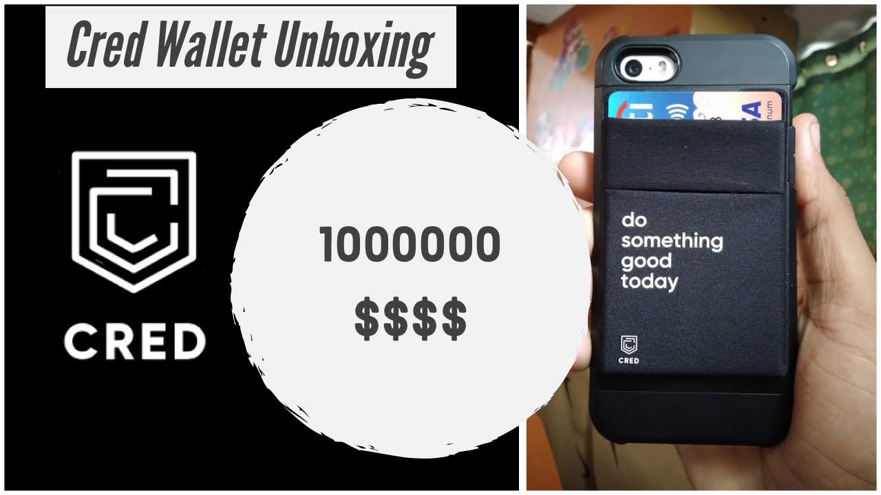 Cred wallet Unboxing. Most rewarded credit card payment application ...